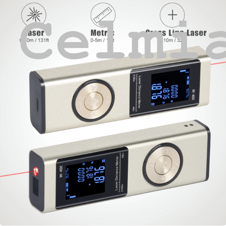 Celmia 40M/60M Smart Digital Laser Distance Meter Range Portable ...