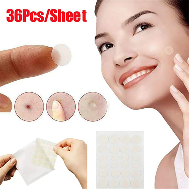 36Pcs Skin Tag & Acne Patch Hydrocolloid Acne and Skin Tag Remover ...