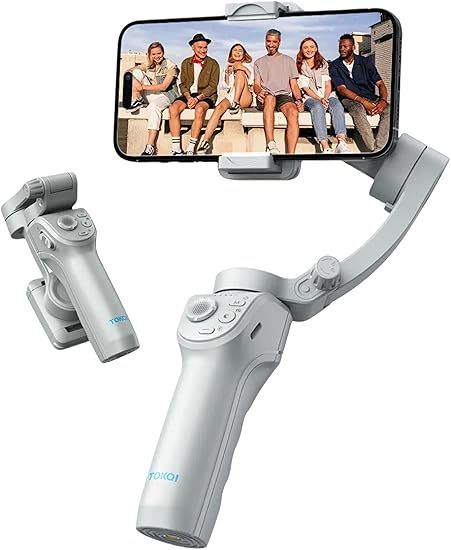 M01 Kit Gimbal Stabilizer for Smartphone, 3-Axis Phone Gimbal with AI ...