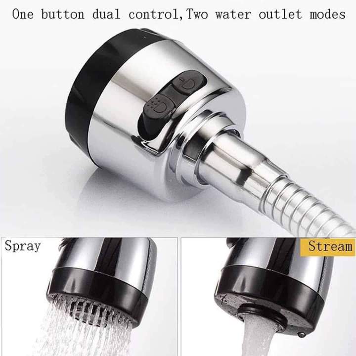 Water Saver Tap 360 Degrees Rotate Faucet Nozzle with Adjustable Faucet ...