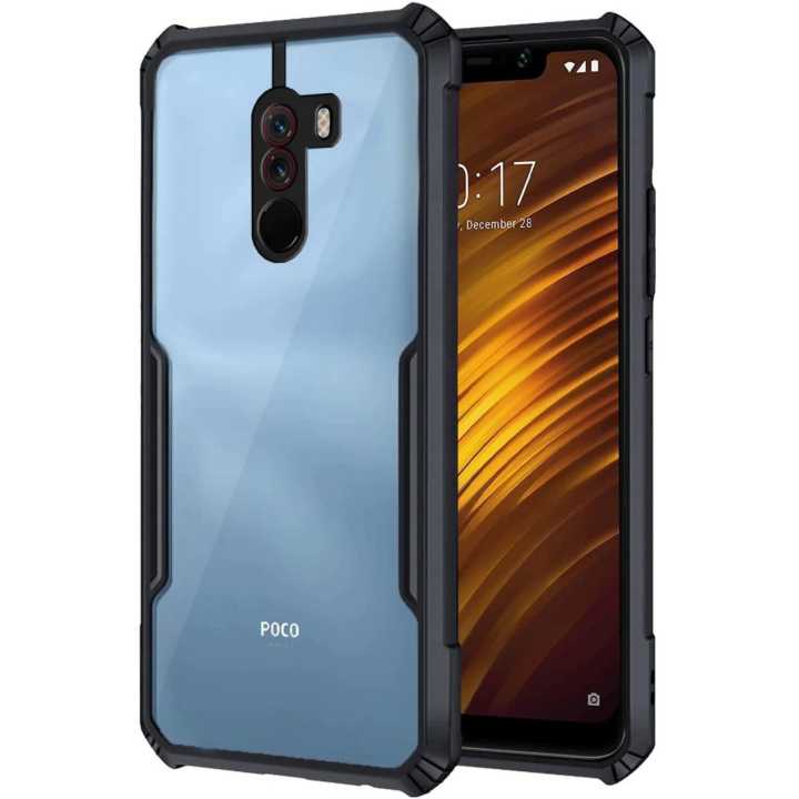 XIAOMI Poco F1 | Four Corner Hybrid Soft Pc Anti Clear Gel Tpu Bumper ...