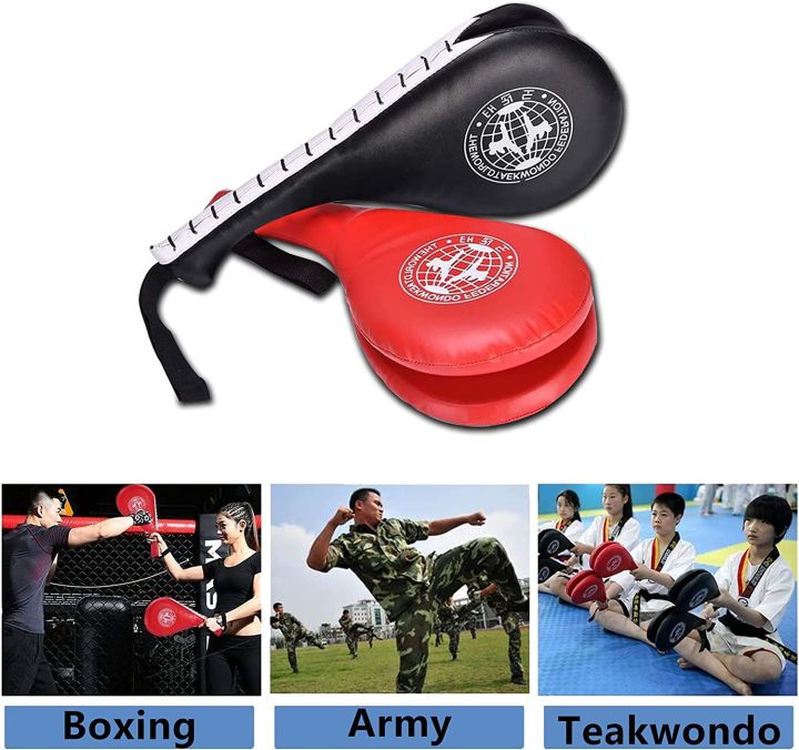 Taekwondo Double Kick Pad Target Tae Kwon Do Karate Kickboxing Training ...