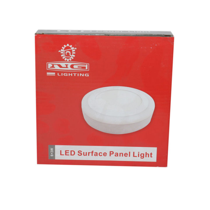 White Color Led Panel Light 6+3 Watt | Daraz.com.np