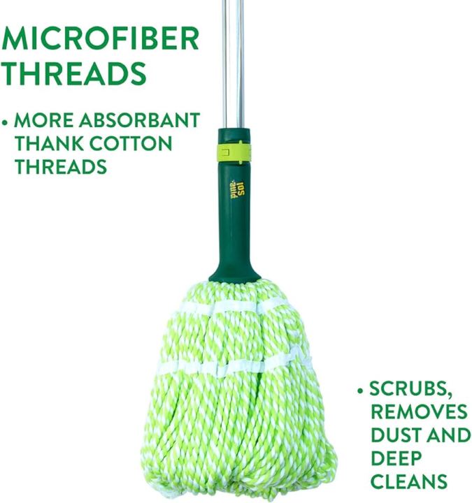 Floorwiz Twizz Microfibre Hands-Free Wringing Mop | Daraz.com.np