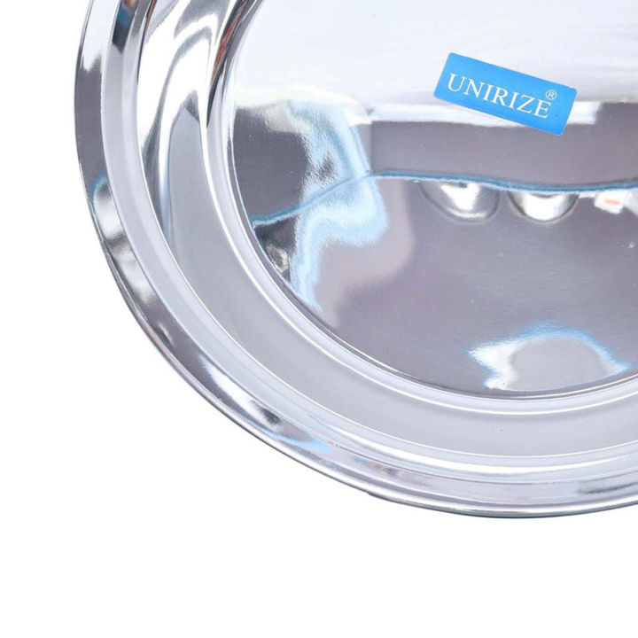 Unirize Stainless Steel Dinner Plate, 12" | Daraz.com.np