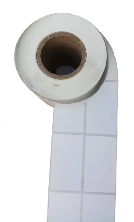 Barcode Label Stickers Chromo 40mm*25mm (2 UPs ) 5000 pcs Stickers Roll ...