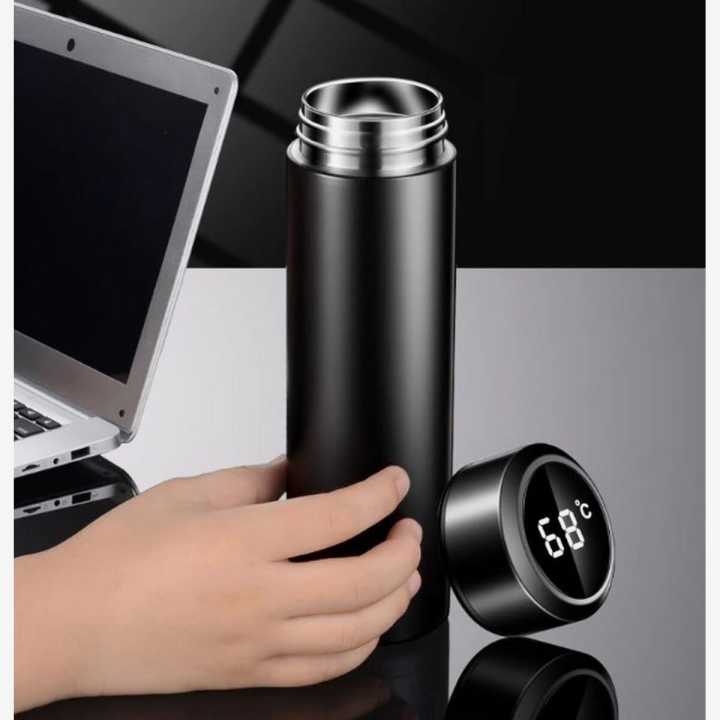 Smart Thermos Bottle 500ml Vacuum Flasks Led Digital Temperature ...