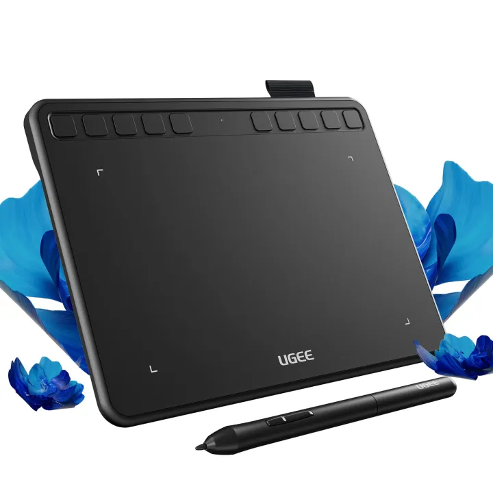 Computer Graphics Tablets, UGEE S640 Portable Drawing Tablet with 10 ...