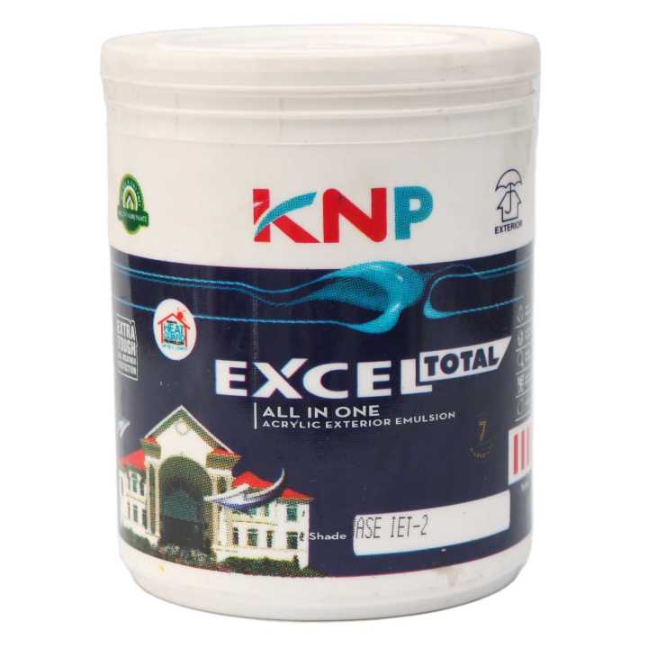 KNP Excel Total Exterior Emulsion Grey Shadow 2946P 1 Ltr | Daraz.com.np