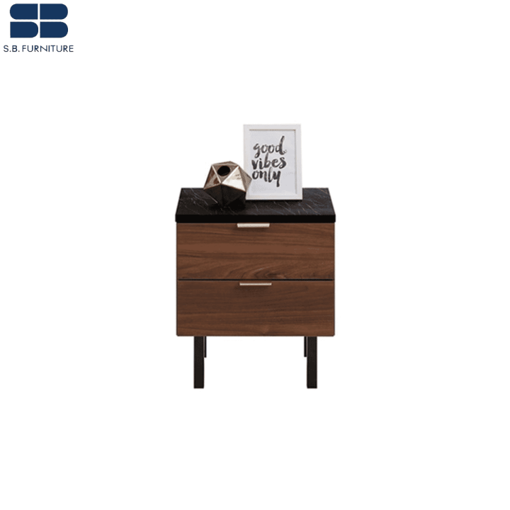 SB Furniture Tavern Night Table-45cm Wide-Legato/BLMQ(40x40x45 cm) | Daraz.com.np