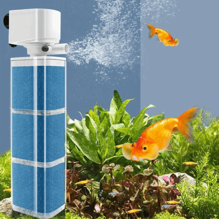 Multifunction Mute Fish Submersible Filter Plastic Water Purification ...