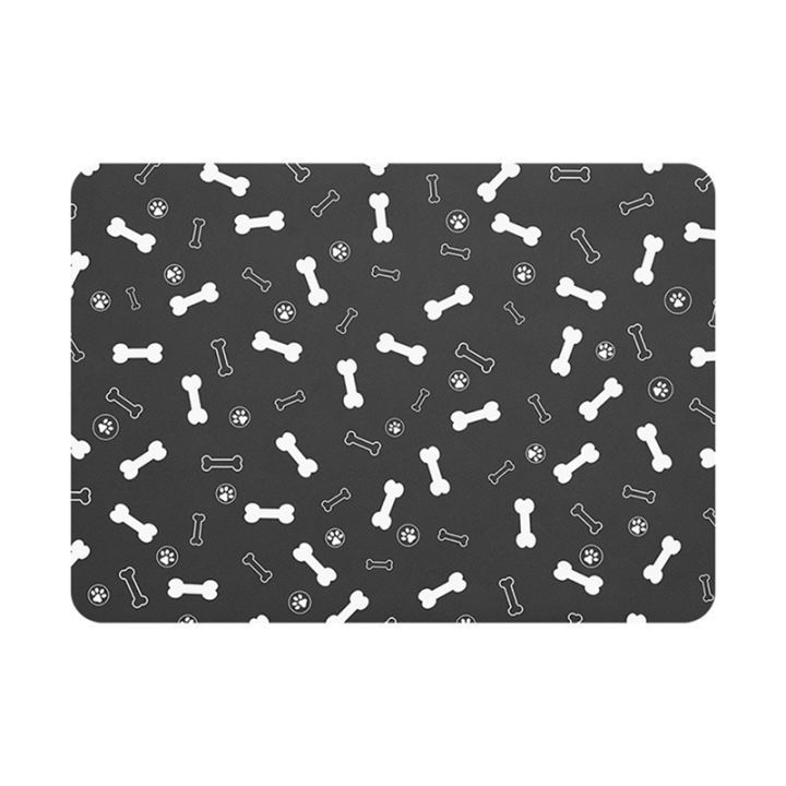 Absorbent Dog Food Mat Dog Water Dispenser Mat Dog Mat for Food and ...