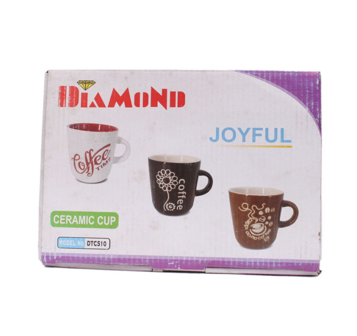 Joyful Tea Cup 6 Pcs | Daraz.com.np