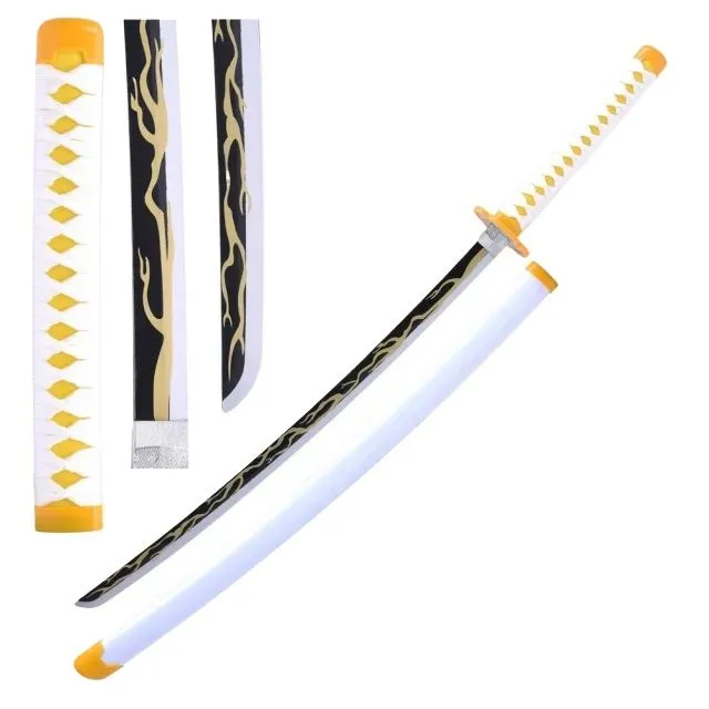 Anime Sword / Zenitsu Metal Zenitsu Display Piece/ 103cm Long Non-Sharp ...