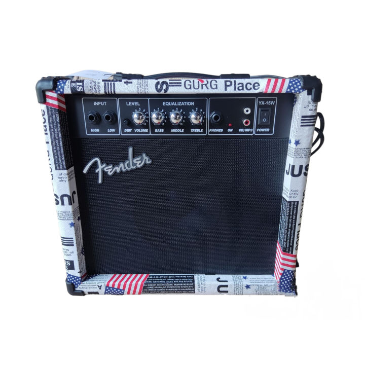 Fender YX-15 Guitar Amplifier | 15W Guitar Amplifier Amp Speaker with 3 ...