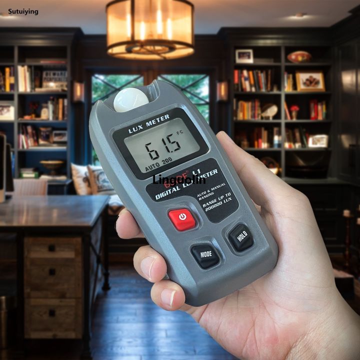 Linguolin Sutuiying BSIDE Lux Meter Digital Illuminometer 0~200,000lux ...