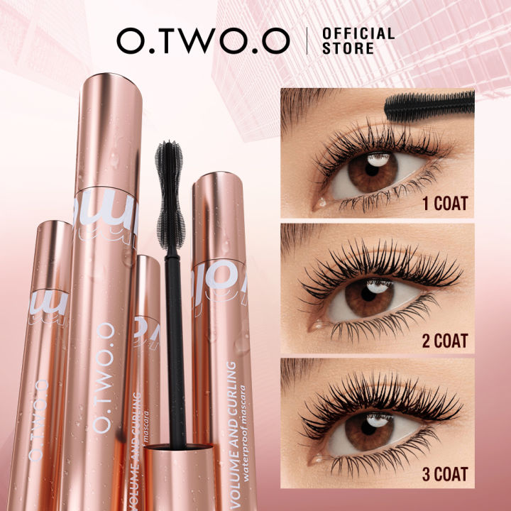 Eyelashes nourish and lengthen, curl silk O. Two O. Mascara Waterproof ...