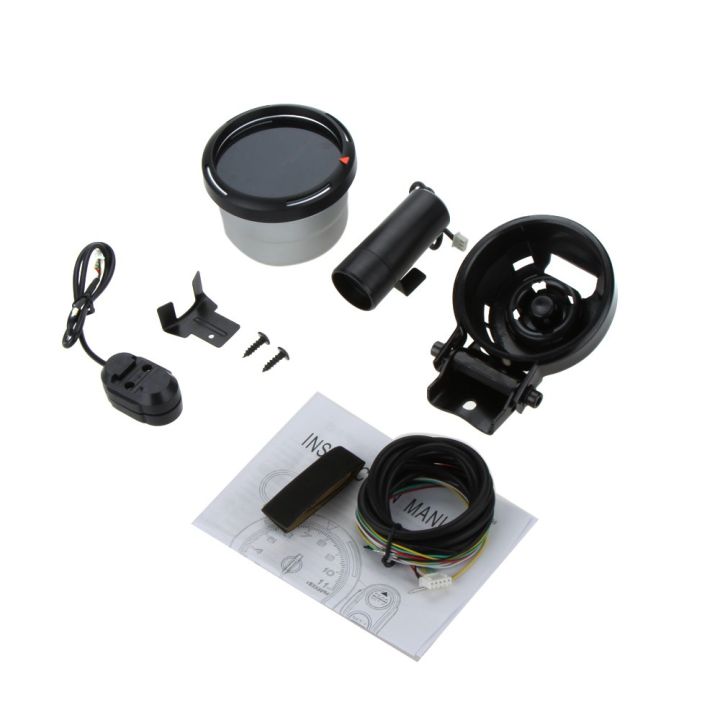 3.5" Tachometer Gauge Kit Blue LED 11000 RPM Auto Meter with Adjustable ...