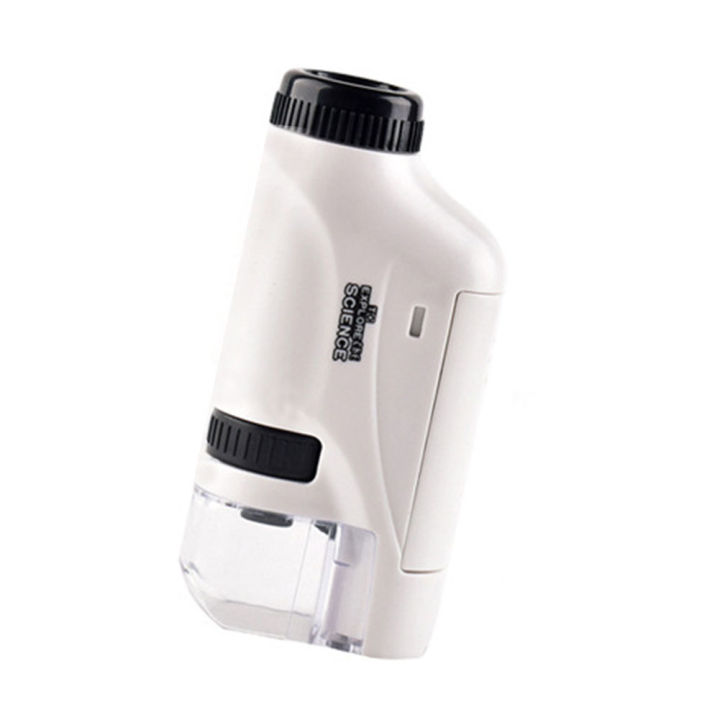 Handheld Pocket Microscope with LED Light Educational Science ...