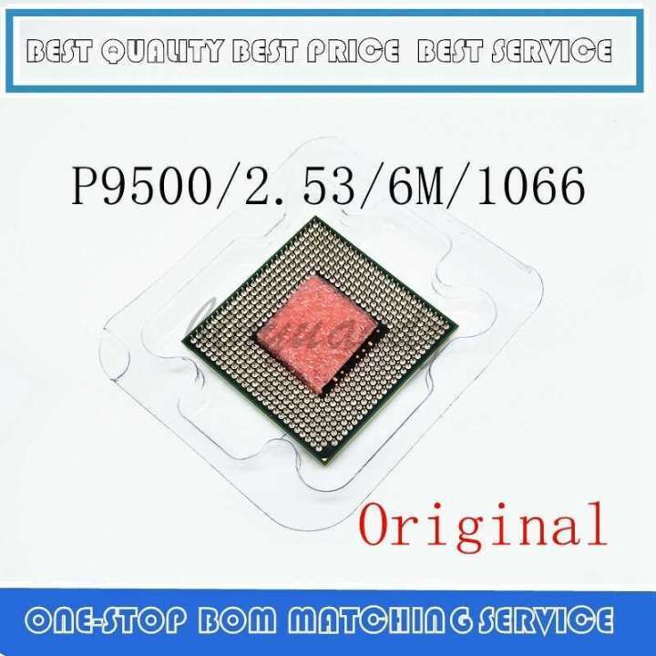 Core 2 Duo P9500 CPU Laptop processor PGA 478 cpu 100% working properly ...