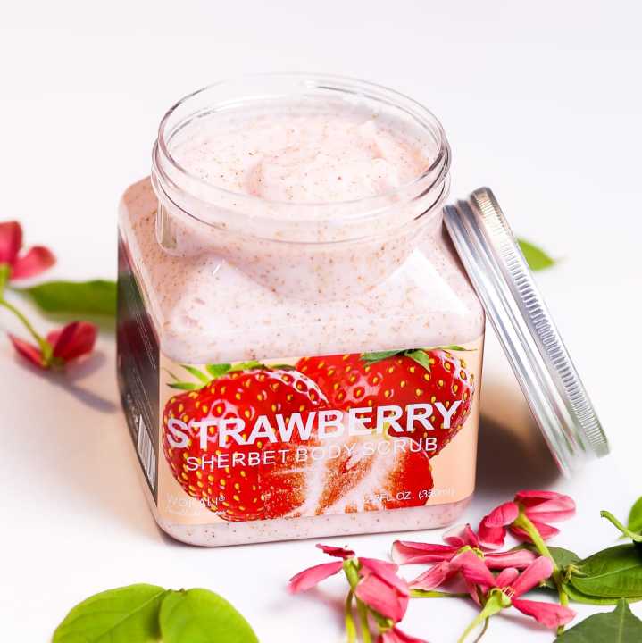 Sherbet Body Scrub - Strawberry Flavour - 350ml | Daraz.com.np