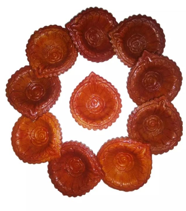 12 set of special Hand Craftings Traditional Diwali Diyo Handmade Clay ...
