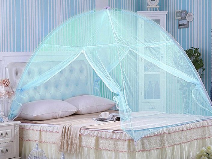 Double Bed Portable Folding Tent Style Free Standing Mosquito Net (180 ...