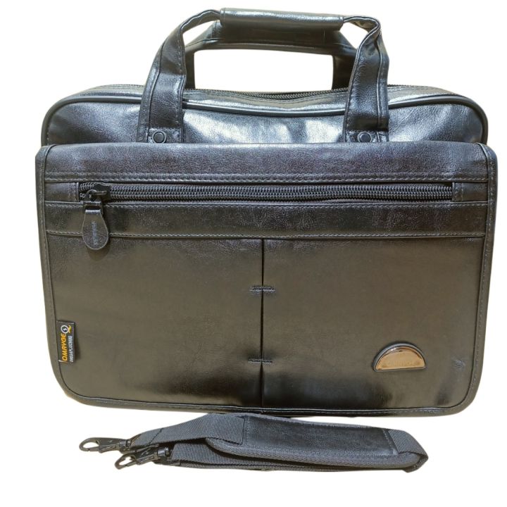Men's Office Bag Briefcase Bag Shoulder Crossbody Bag Made from PU ...