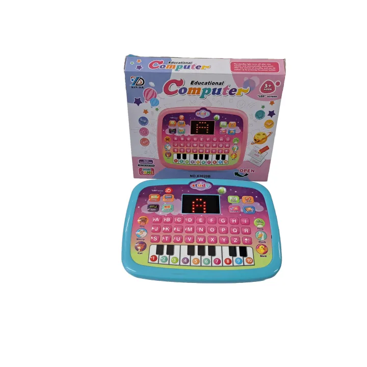 Kids Educational Computer Learning Laptop With LED Screen, Early Learning Tablet For Boys/Girls ...