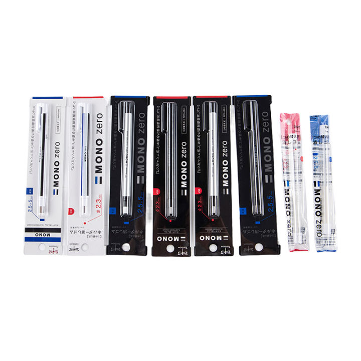 Tombow MONO Zero Mechanical Eraser Refillable Pen Shape Sketching ...