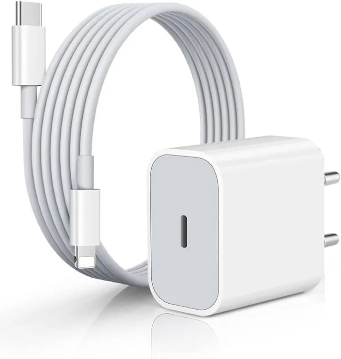 20W Usb-C To Lightning Two Pin Charger For Iphone | Daraz.com.np