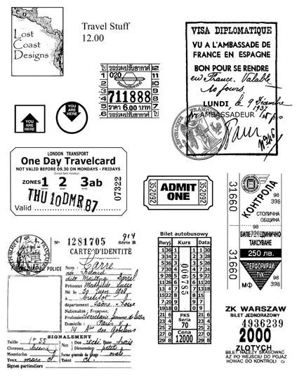 TMS Cut and Paste Old Retro Stickers / Sticker for Diary / Journal | A4 ...