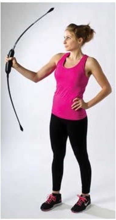 Aerobar 48" 18hz Flexi Bar Cardio Workout Stick Exercise Flexible Bar ...