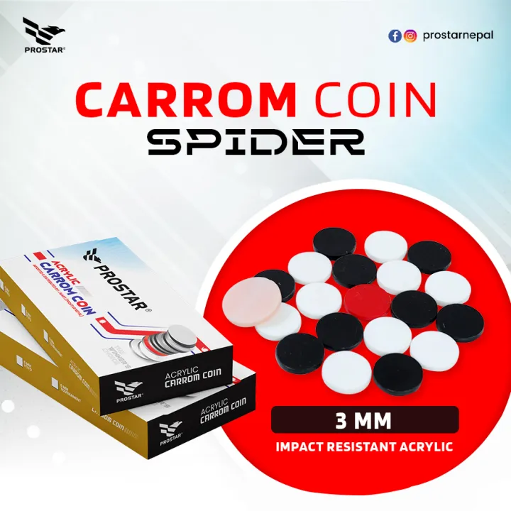 Prostar Carrom Coin - Spider | Daraz.com.np