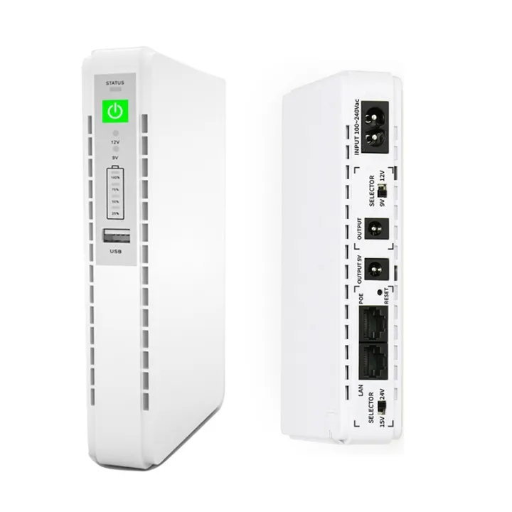 Router Backup Upto 8 Hours Mini Portable Modem Router UPS Poe Dc Wifi ...