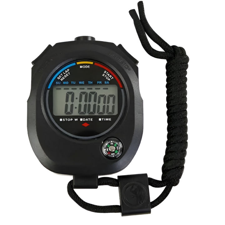 Stop Watch || New Digital Lcd Stopwatch Water Resistance Chronograph ...
