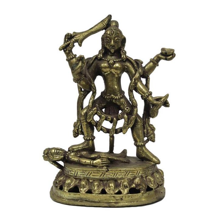Golden Brass Mahakali Devi Statue | Daraz.com.np