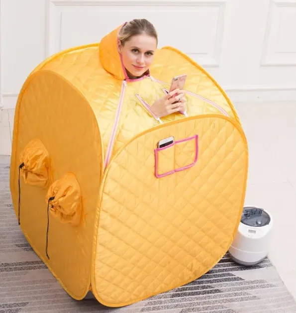 Portable Sauna Steam Slimming Beauty Body Steamer Heater Bath Shower ...