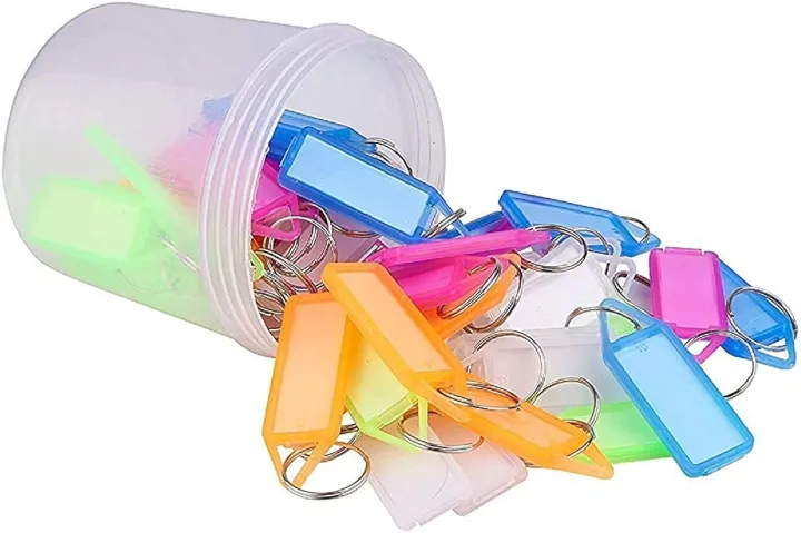 50 Pcs Name Key Tags Name Tags Key Tags Key Luggage Tags | Daraz.com.np