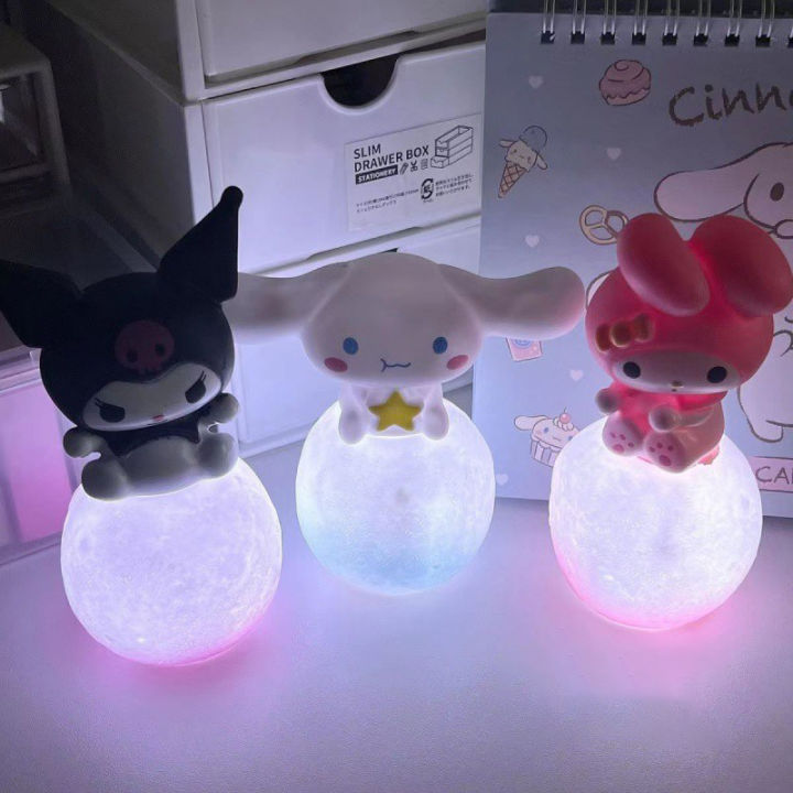 Night Light Glowing Children Toy Bedside Lamp Anime Kawaii Cute Kid ...