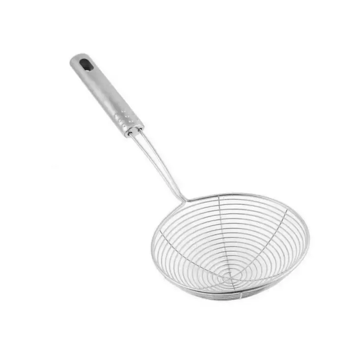 Stainless Steel Deep Fry/Mesh Strainer/Jhara/Puri Strainer | Daraz.com.np
