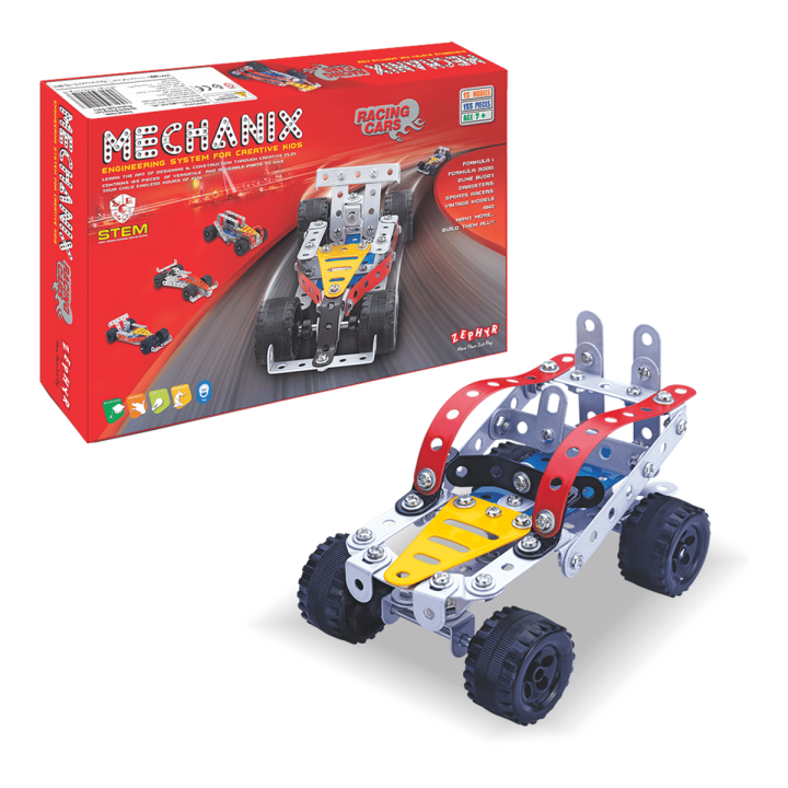 Mechanix RACING CARS | Engineering System For Creative Kids | Age 7 ...
