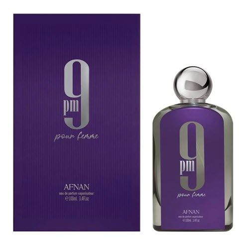 AFNAN 9PM POUR FEMME EAU DE PARFUM FOR WOMEN IMPORTED FROM UAE 100ML ...