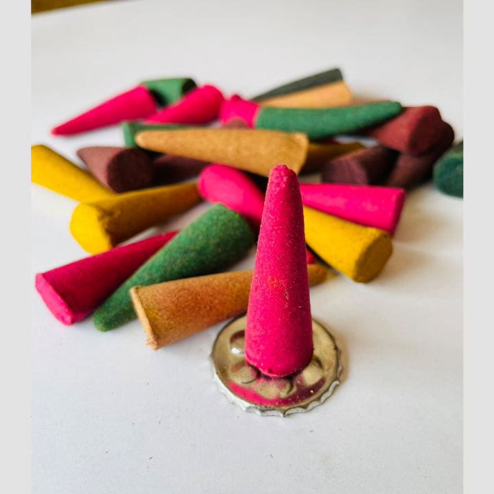 Natural Cone Dhoop 100g | Premium Cone Dhoop | 5 in 1 Collection Dhoop ...