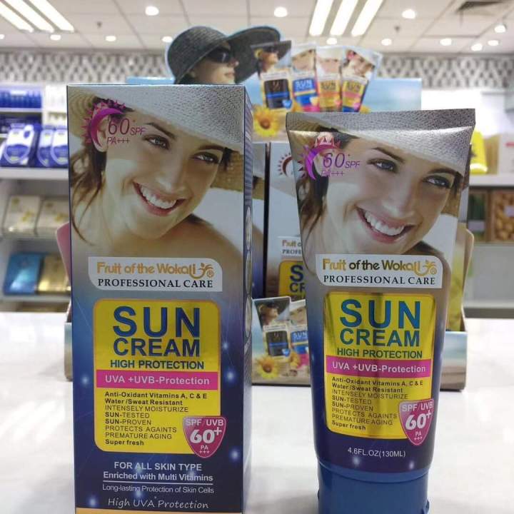 Wokali Sunscreen High Protection-SPF 60 PA+++Enriched with Multi Vitamins-130ml | Daraz.com.np
