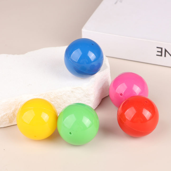 Ball Bingo Ball Draw 50pcs Plastic Lottery Ball Draw Hollow Open Ball ...