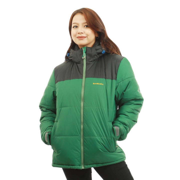 Black And Green Colour Air Proof Winter Jacket For Women | Daraz.com.np