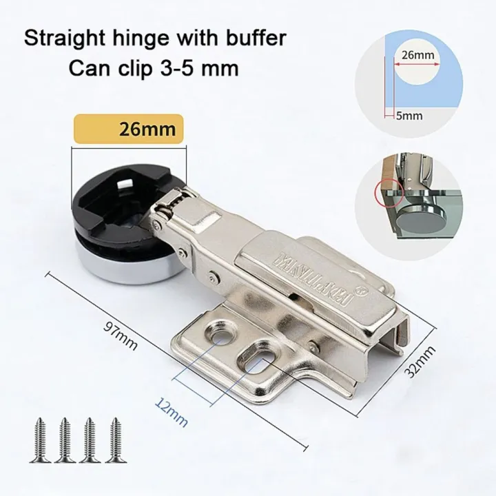 New Cold-rolled Steel Glass Door Buffer Hinge Damping Hydraulic Buffer ...