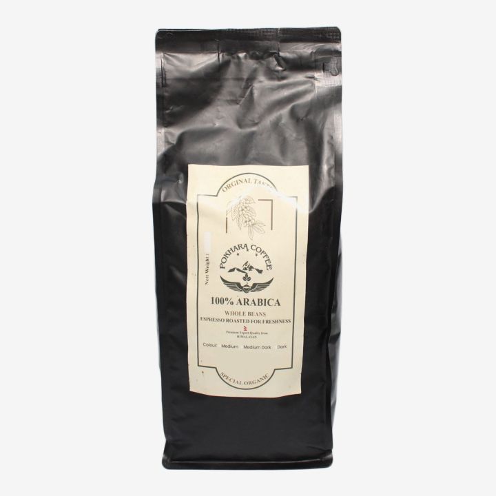 Pokhara Coffee 100% Arabica Whole Beans Espresso Roasted For Freshness ...