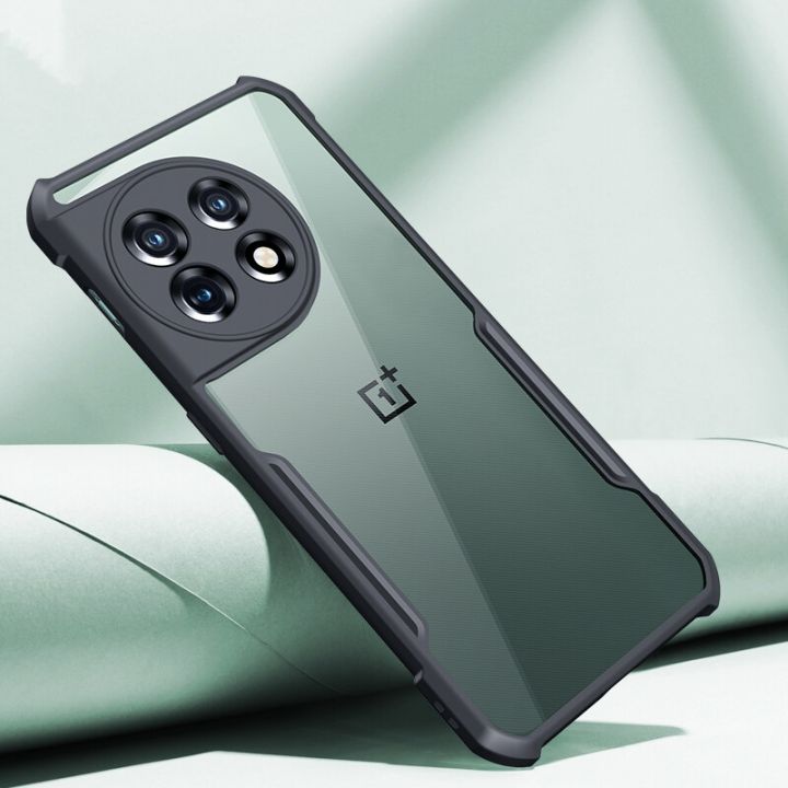Oneplus 11R Clear Transparent With Bumper Cover Case -Non Yellowing ...
